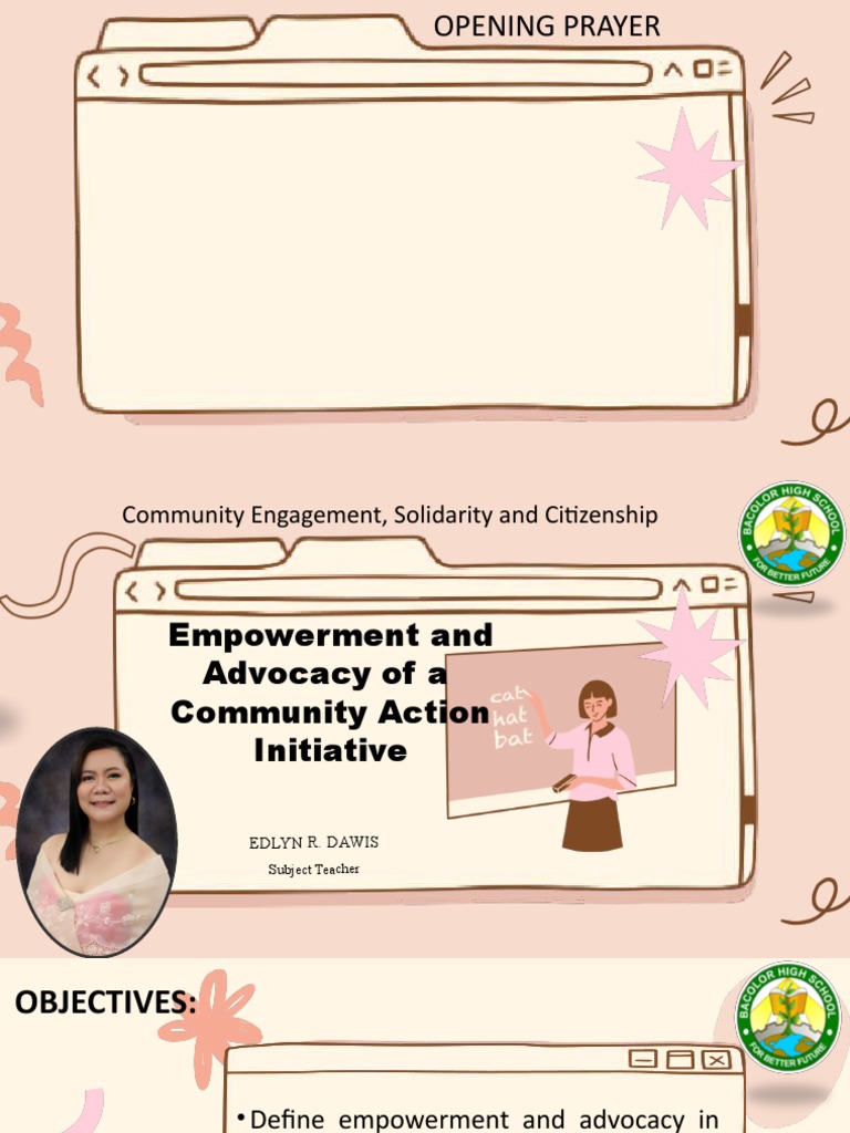 Community Empowerment and Advocacy Guide | PDF | Empowerment ...