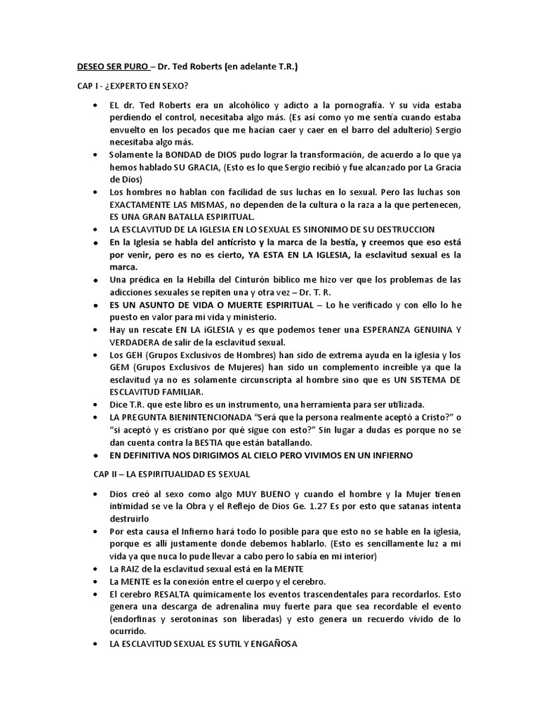 Deseo Ser Puro | PDF | Religión y espiritualidad