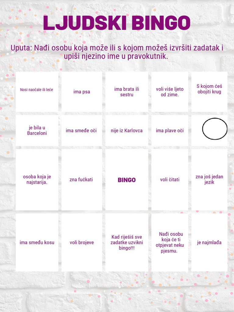 Ljudski Bingo | PDF