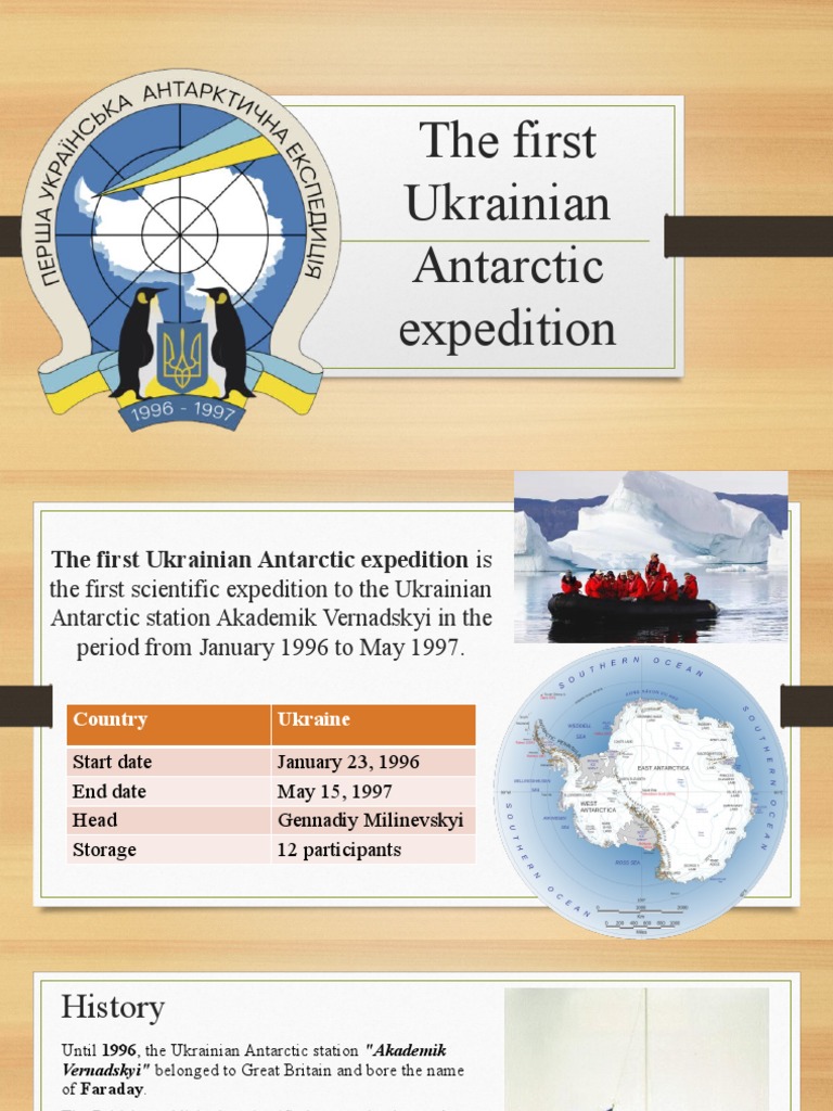 The First Ukrainian Antarctic Expedition | PDF | Ukraine