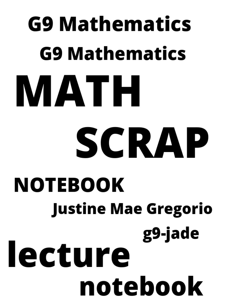 G9 Mathematics | PDF