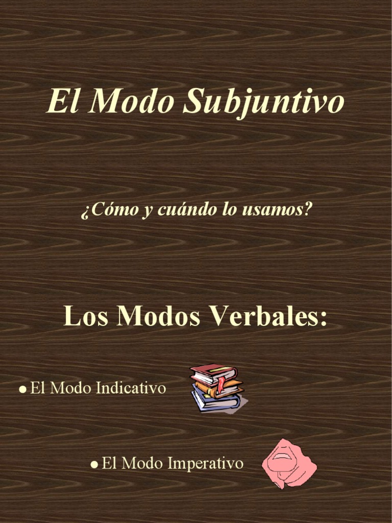 El Subjuntivo Gran Repaso V2 | PDF | Gramática | Mecánica del lenguaje