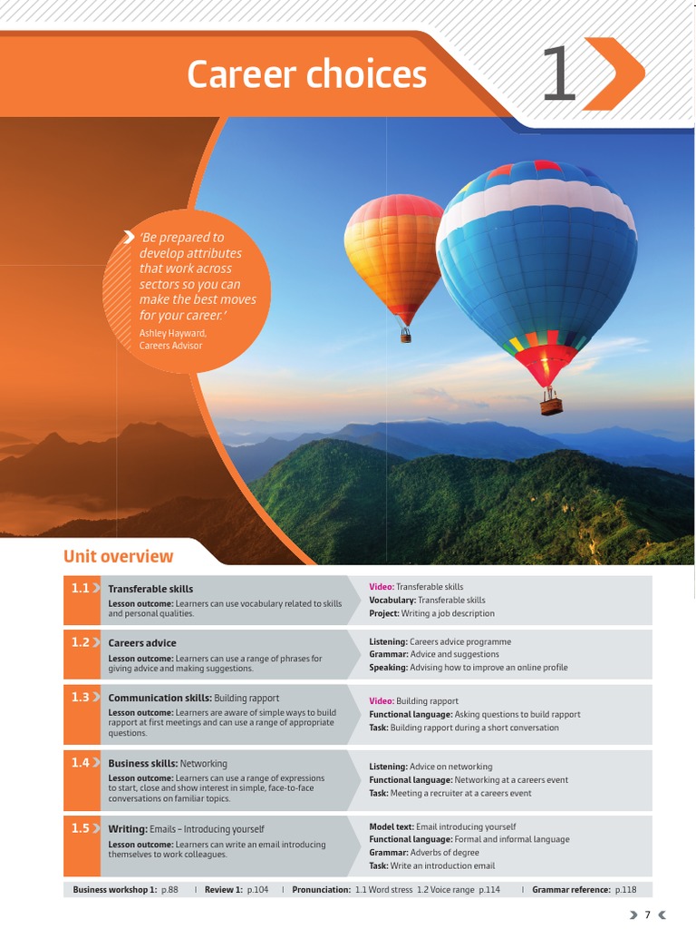 Career Choices and Transferable Skills | PDF | Learning | Mass Media