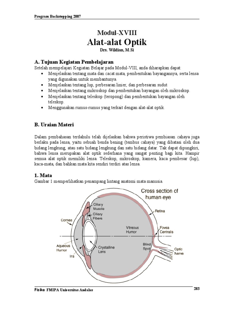 Modul 18 Alat Optik | PDF