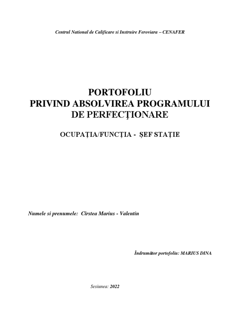 Cirstea Marius - Lucrare Practica | PDF