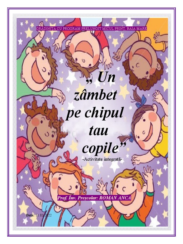 Un Zâmbet Pe Chipul Tău Copile | PDF