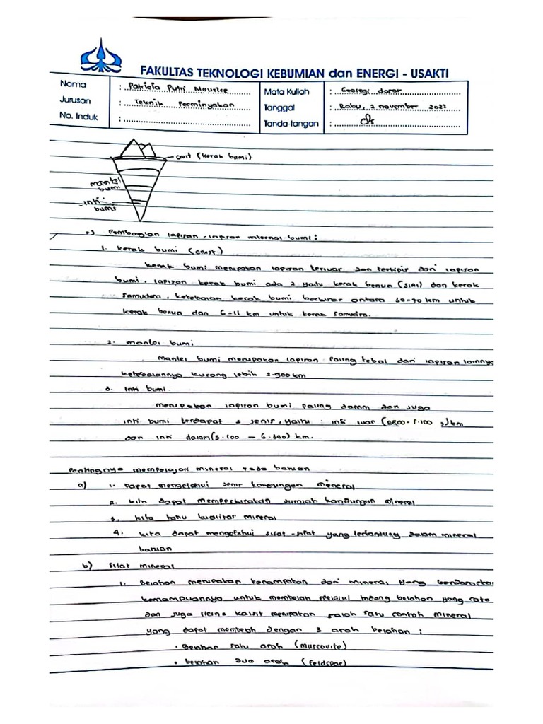 Uts Geologi Dasar | PDF
