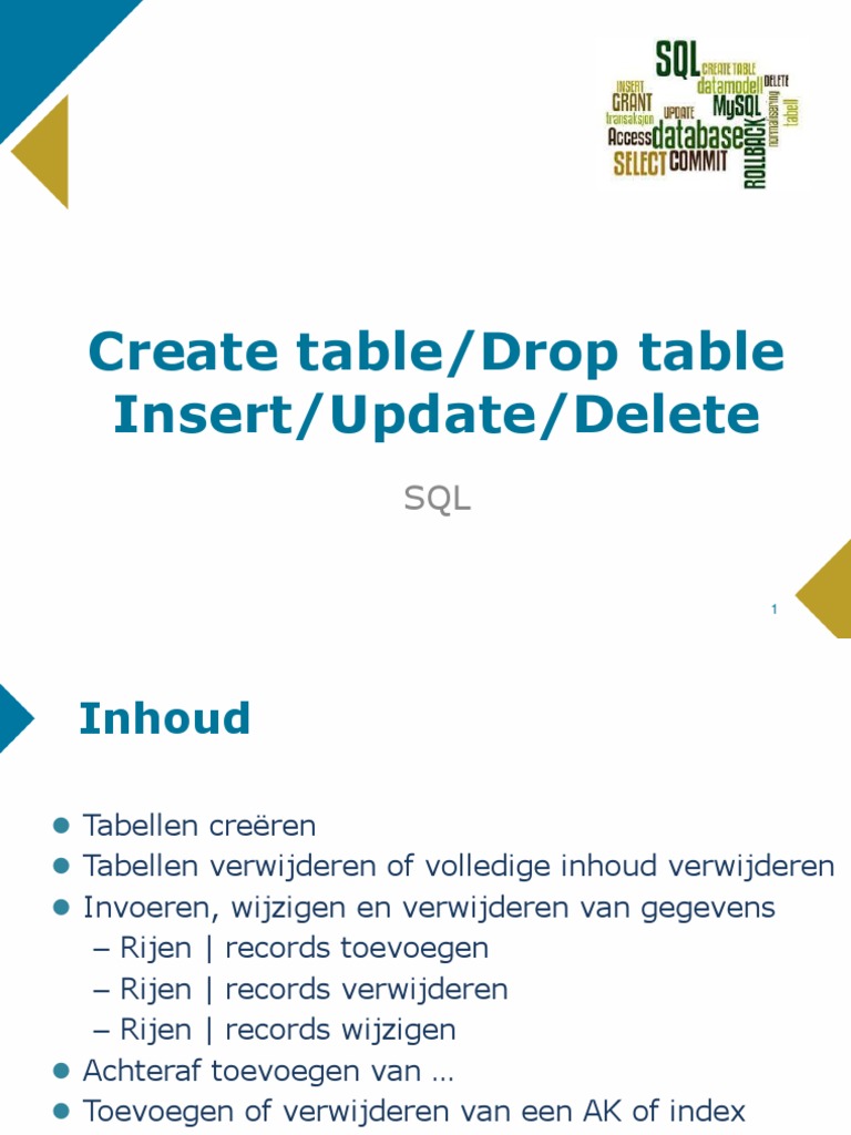 Les 7 Create Table | PDF