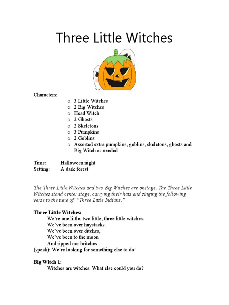 Three Little Witches | PDF