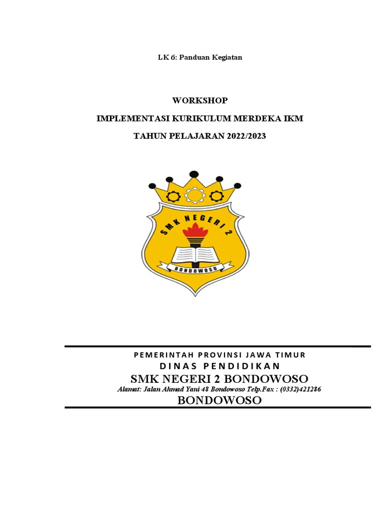 Laporan Monev Workshop | PDF | Bisnis