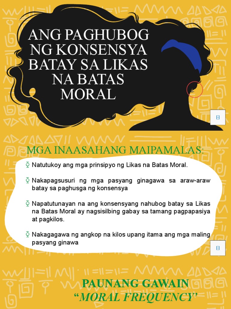 Ang Paghubog NG Konsensya Batay Sa Likas Na Batas Moral | PDF