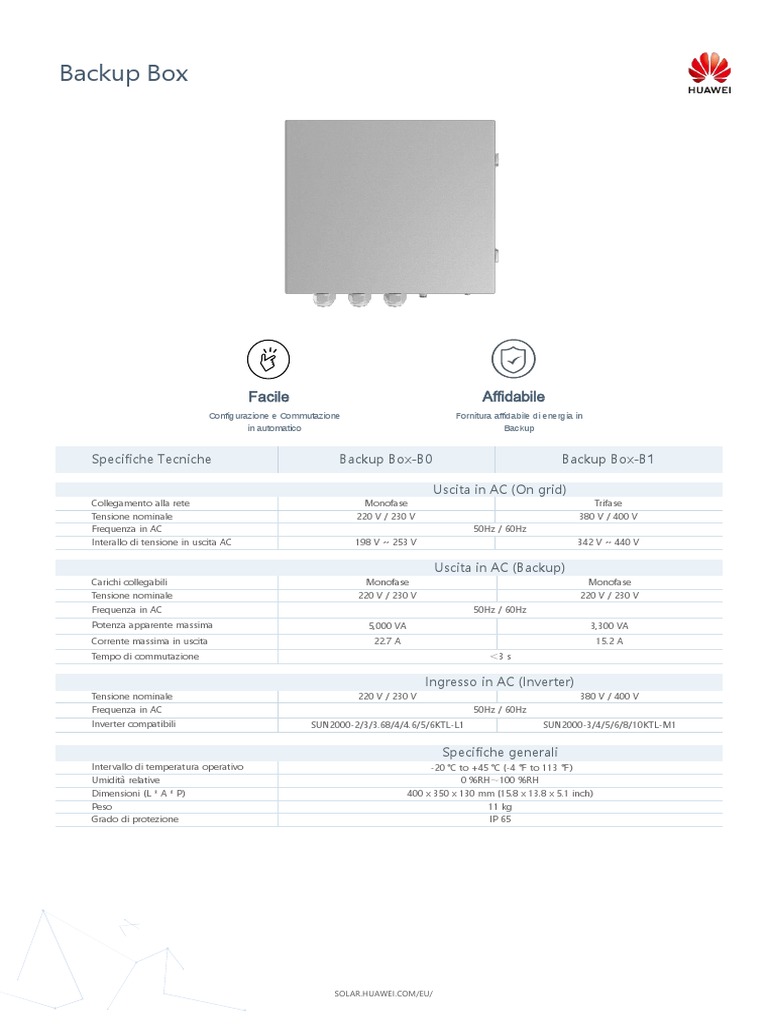 Huawei Backup Box Betriebsanleitung – HYSK