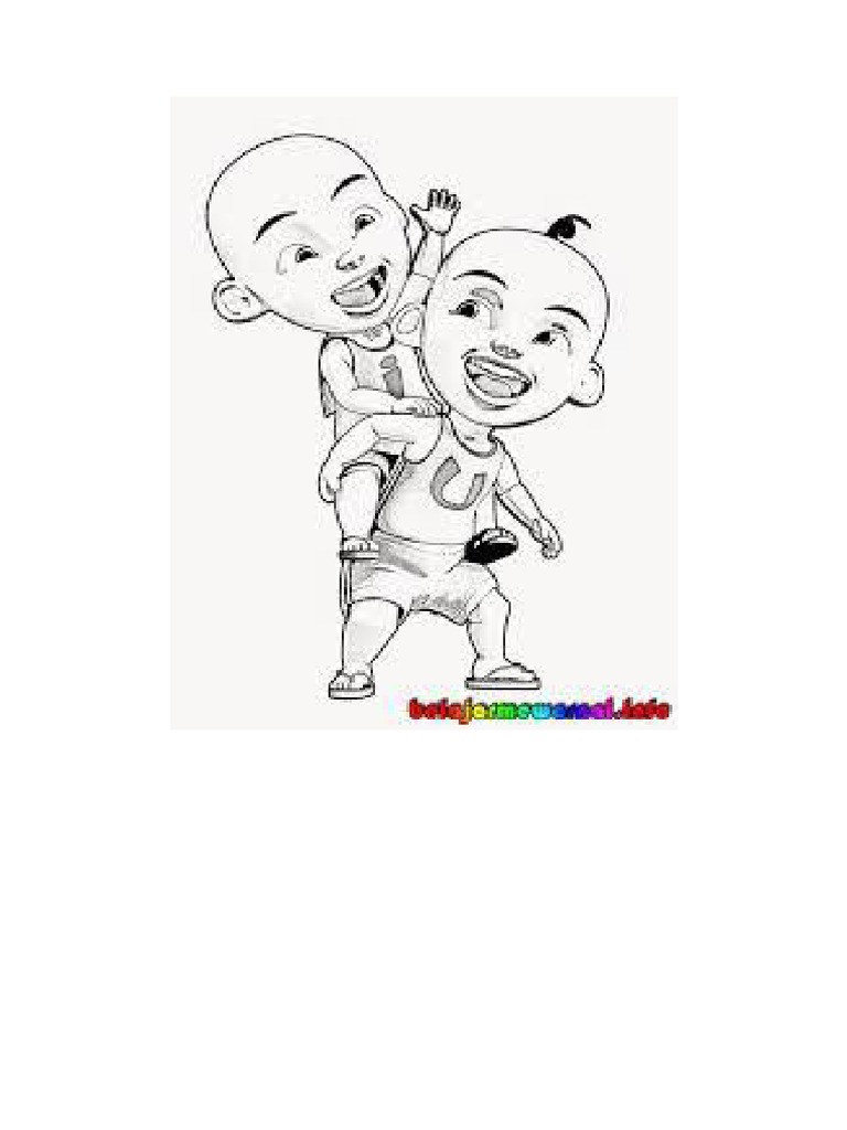 Gambar Mewarnai Upin Ipin | PDF