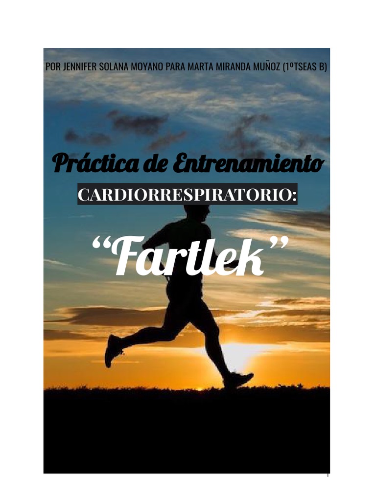 Definitivo Fartlek Jenni | PDF | Rodilla | Ritmo cardiaco