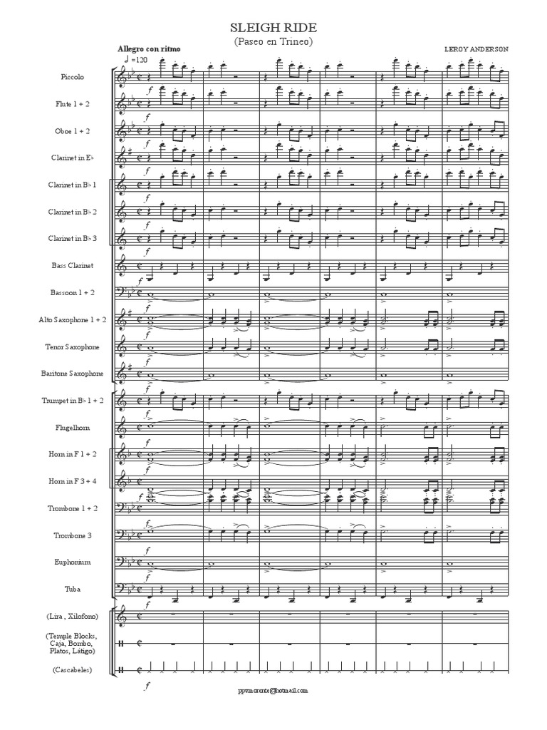 Paseo En Trineo Trombon 3 Pdf