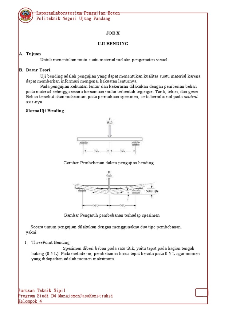 UJI BENDING | PDF