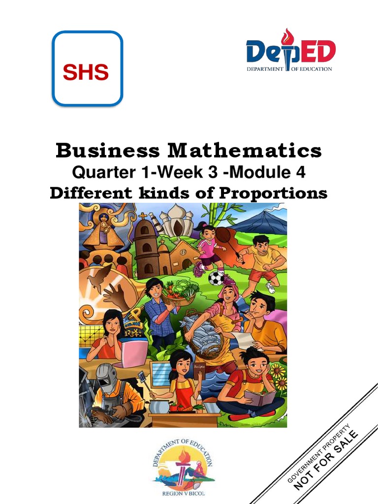 SHS BM Q1 WK 3 | PDF | Ratio | Prices