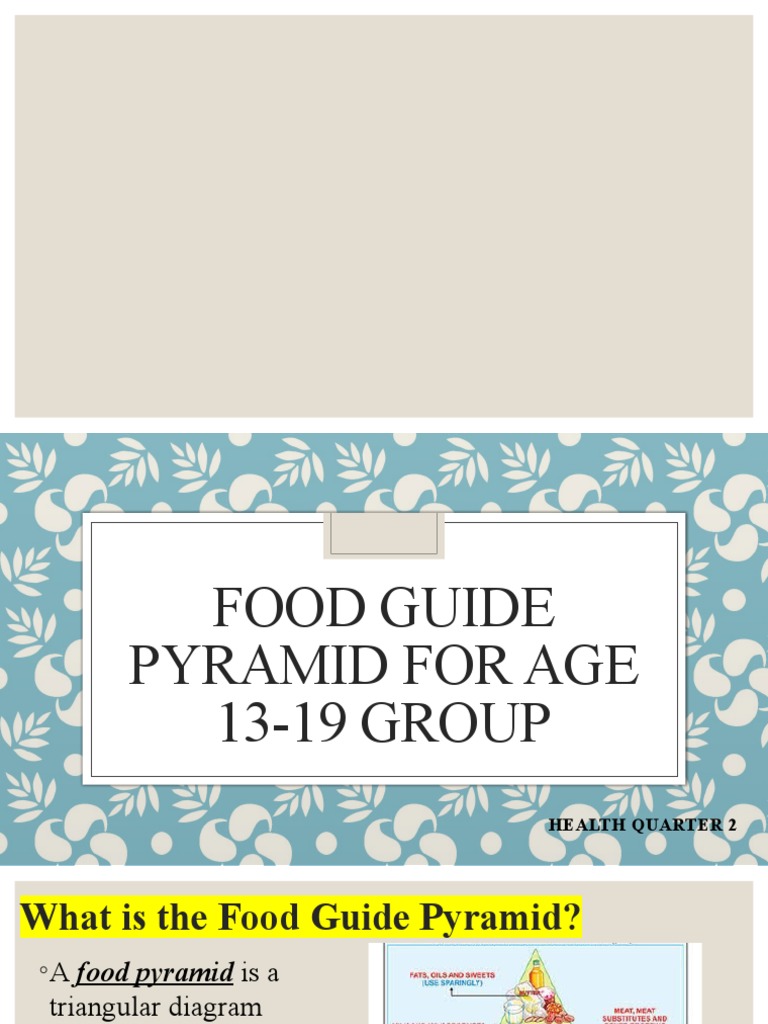 Food Guide Pyramid for Teens | PDF | Foods | Cooking