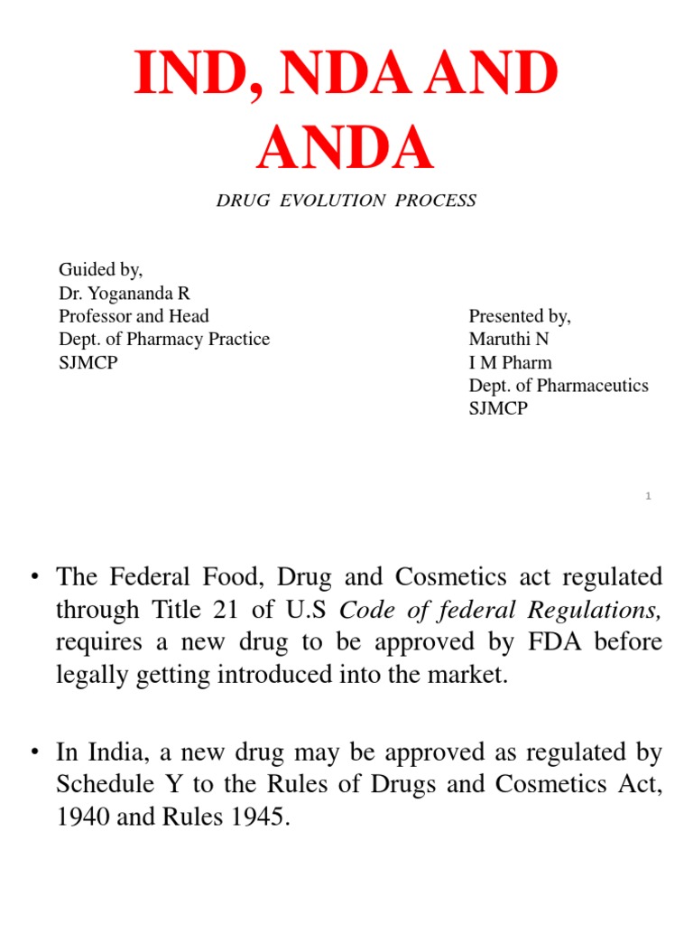 Exploring the Regulatory Process for New Drug Approval in India: From ...