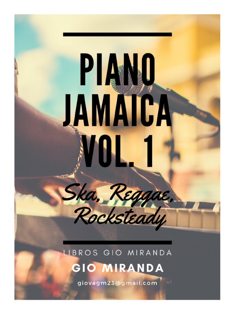Piano Jamaica Vol 1 - Gio Miranda Demo | PDF | Reggae | Musica Popular