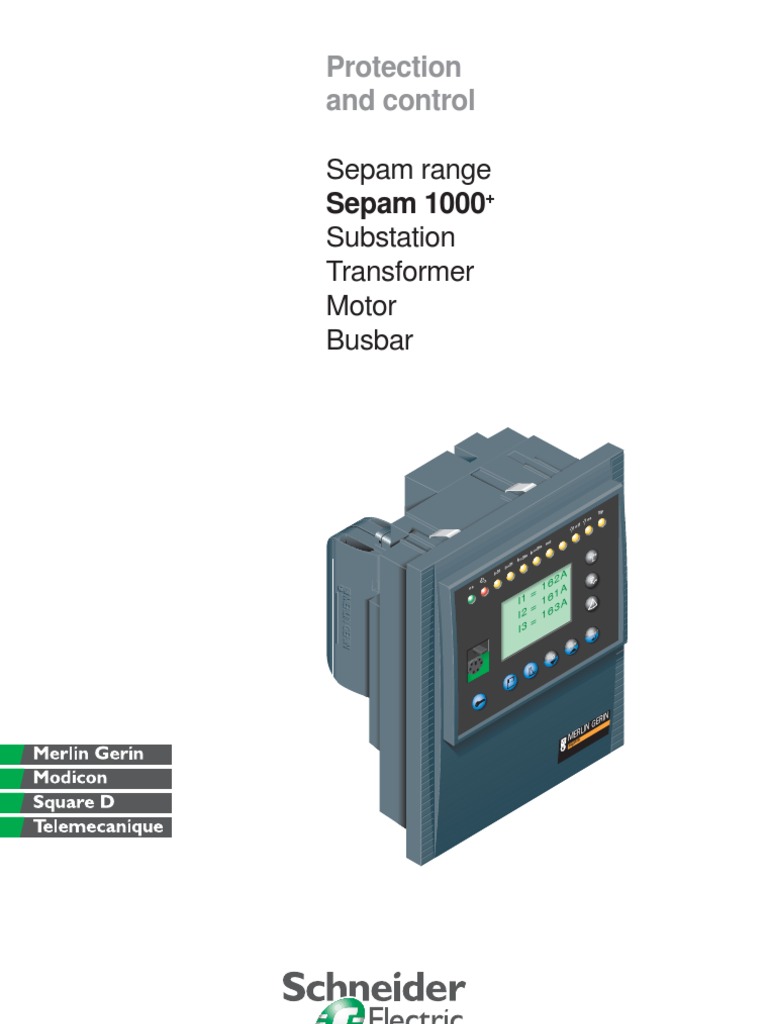 Protection & Control Sepam 1000 PCRED399039EN | PDF