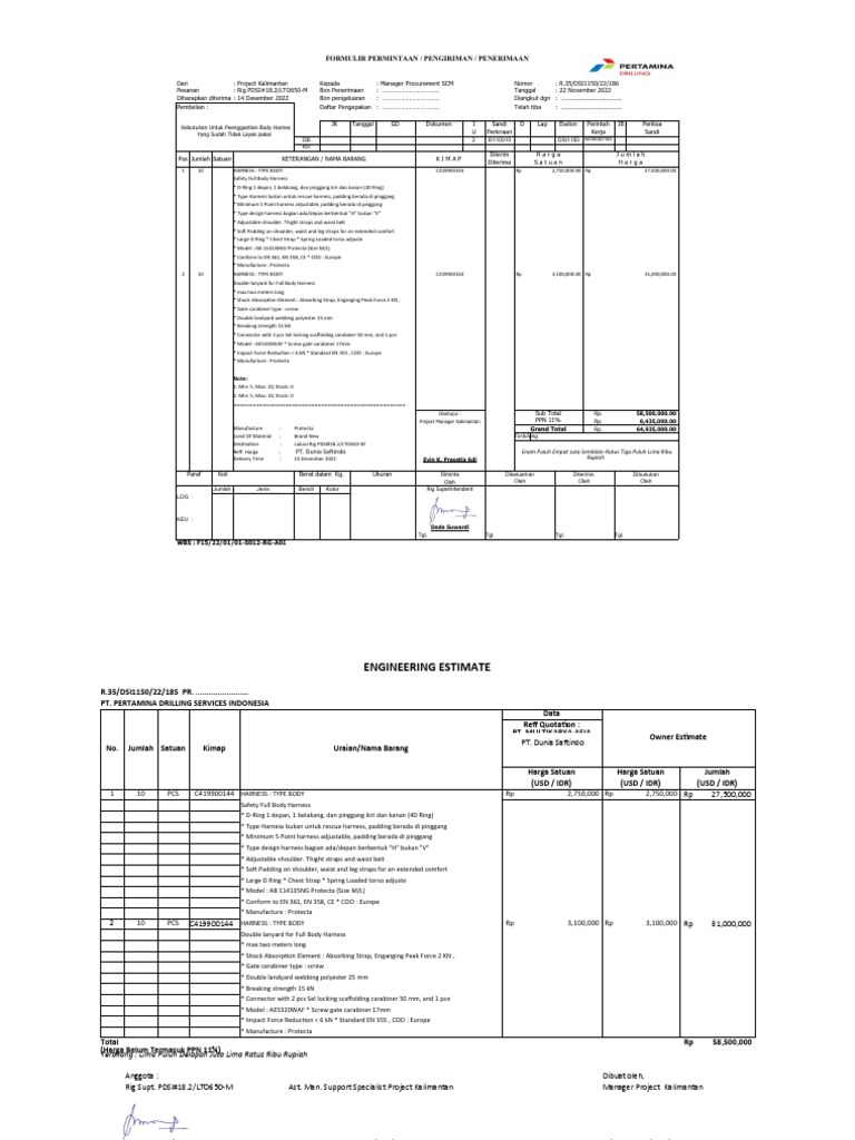 MR. 185 Full Body Harnes | PDF