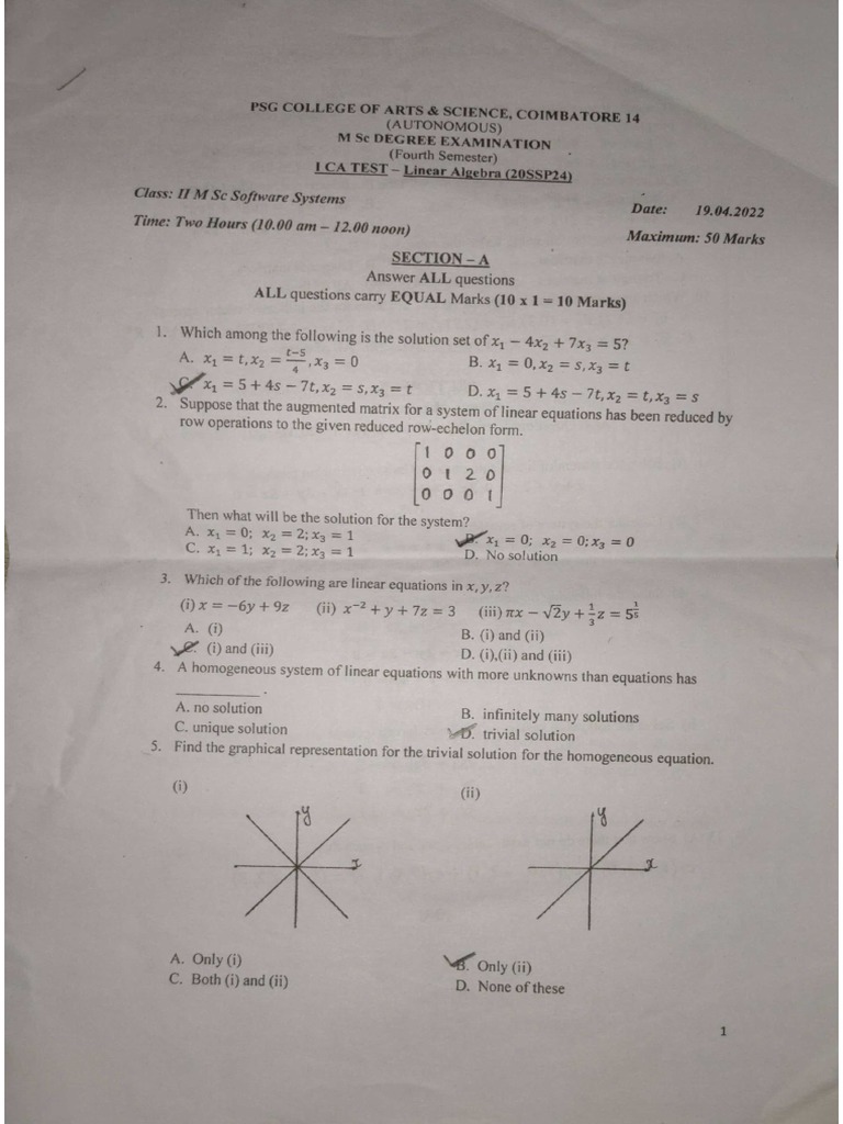 Question Paper Sem4 | PDF Question Paper Sem4 | PDF