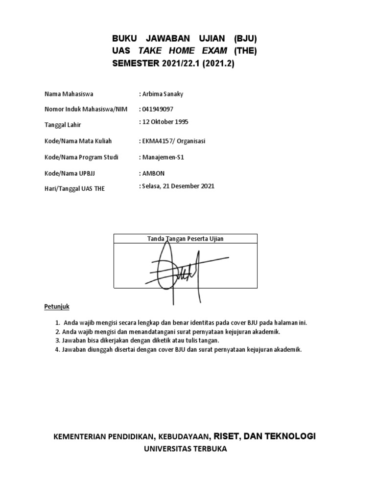 041949097, Ekma 4157 Organisasi | PDF