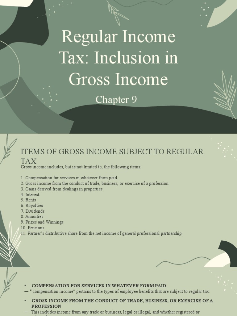 Regular Income | PDF