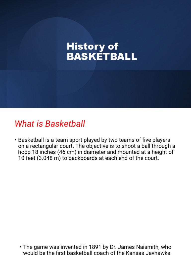 Origins of Basketball: Peach Baskets & Rules | PDF | Sports | Ball Games