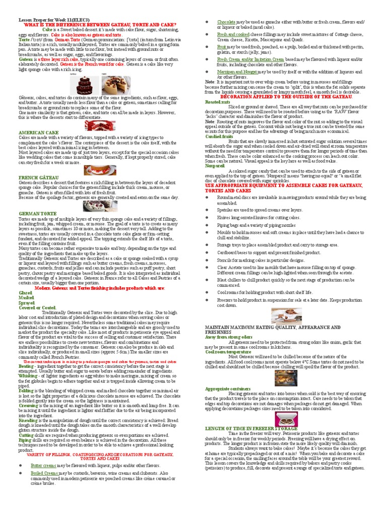 Understanding the Distinctions Between Gateau, Torte, and Cake: A ...