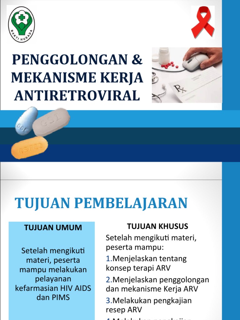6 Penggolongan & Mekanisme Kerja ARV | PDF