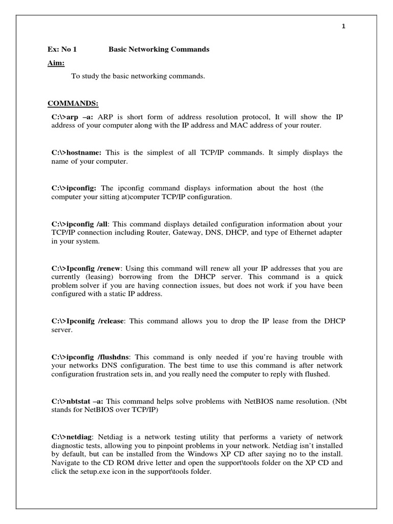 CS 8581-Lab-Manual | PDF | Port (Computer Networking) | Routing