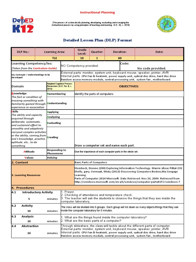 DLP 1 Comp 10 Q 1 | PDF | Learning | Central Processing Unit