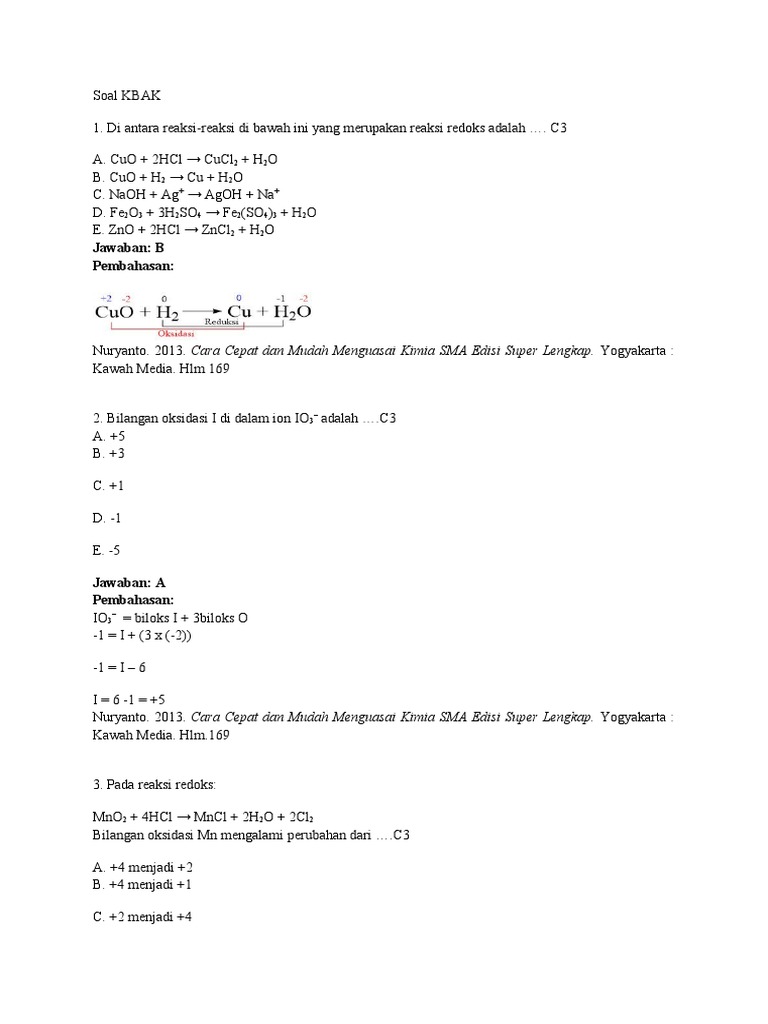 Soal Kbak-Lagi | PDF