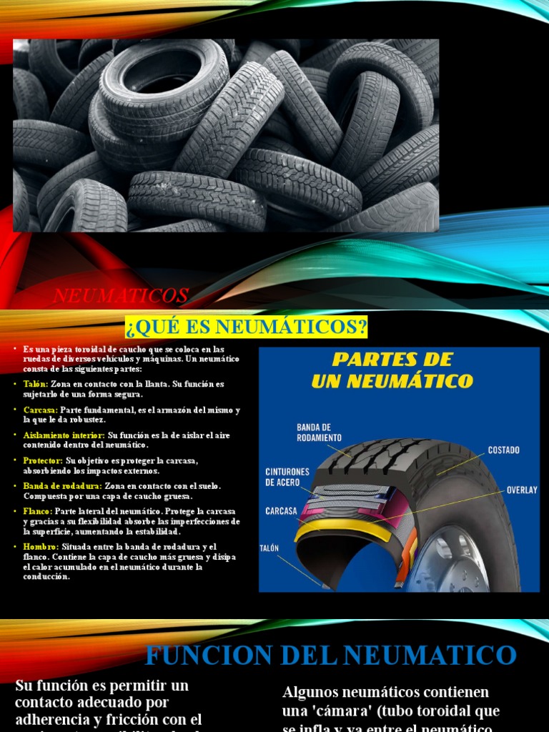 NEUMATICOS | PDF | Neumático | Materiales