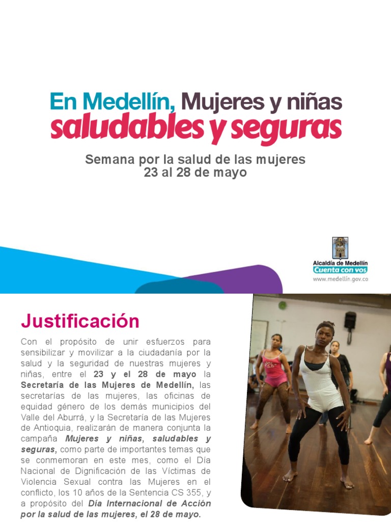 Presentación Semana Por La Salud | PDF | Ciencias de la Salud | Mujer