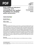 ECA Code of Ethics for Early Childhood | PDF | Family | Community