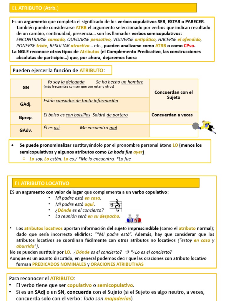 ATRIBUTO | PDF | Verbo | Asunto (gramática)