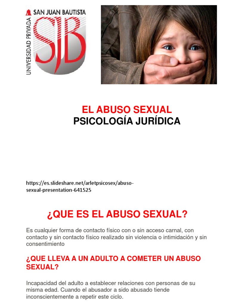 El Abuso Sexual | PDF | Abuso sexual | Violación
