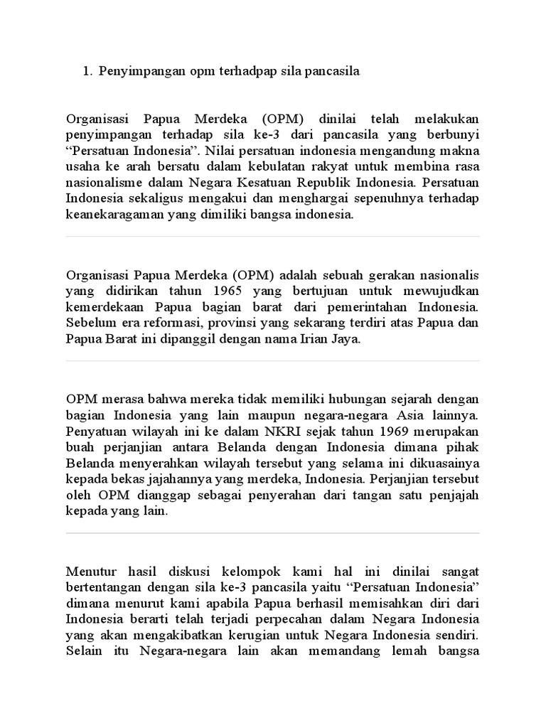 Tanya Jawab Kasus OPM | PDF