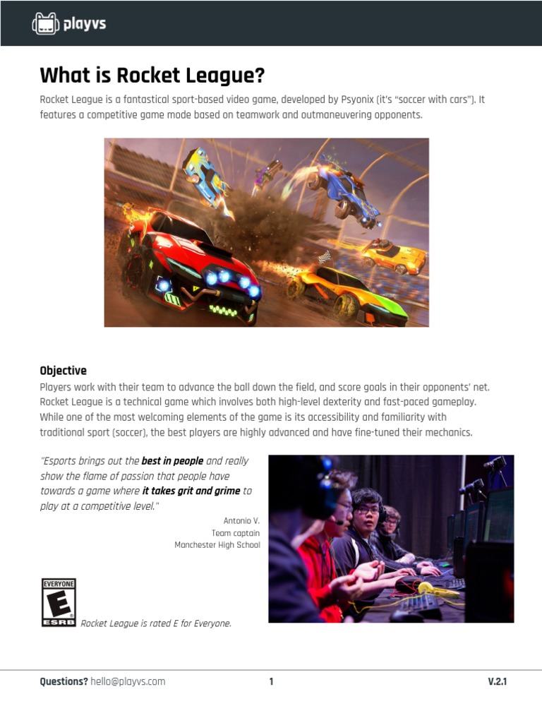 What Is Rocket League | PDF