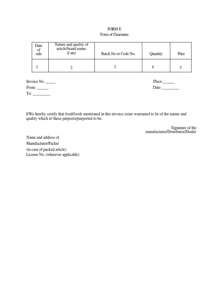 Fssai | PDF