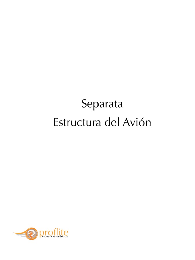 Estructura y Aerodinámica del Avión | PDF | Ala | Avión