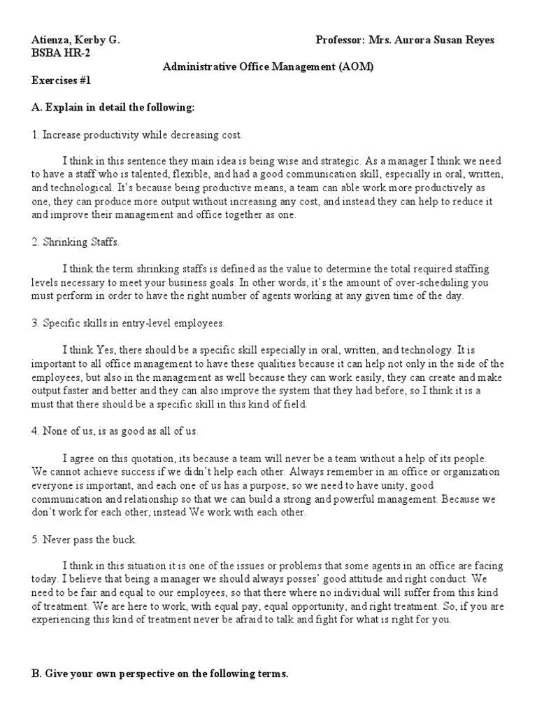 Atienza, KGA AOM 1 | Download Free PDF | Goal | Communication