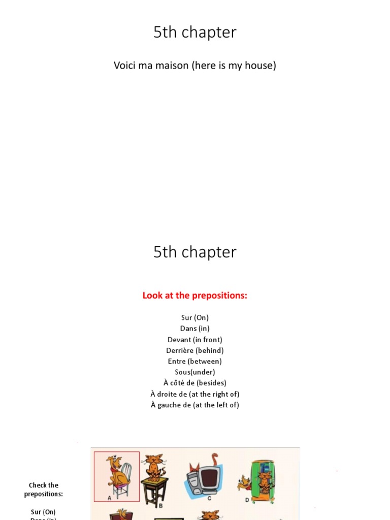 5th Chapter Voici | PDF