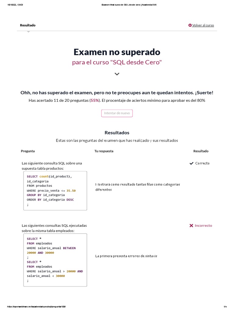 Respuestas | PDF | SQL | Mi sql
