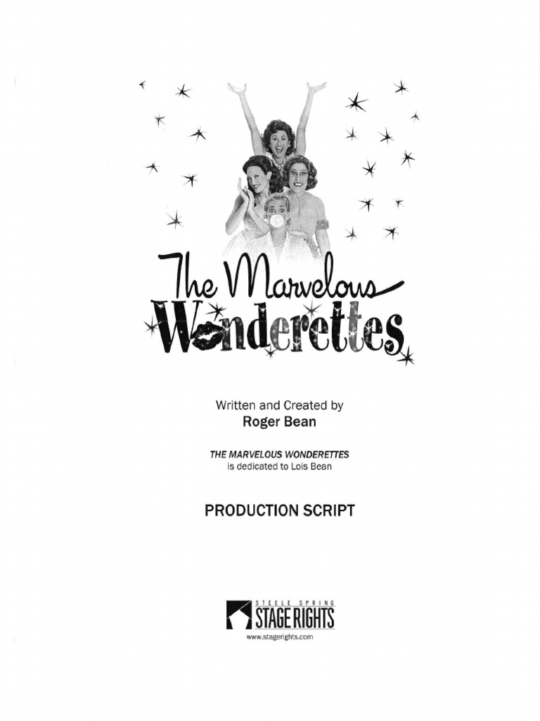 Marvelous Wonderettes Script | PDF