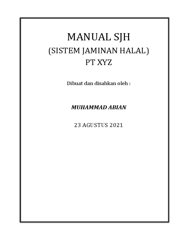 Contoh PH-LK-001 | PDF