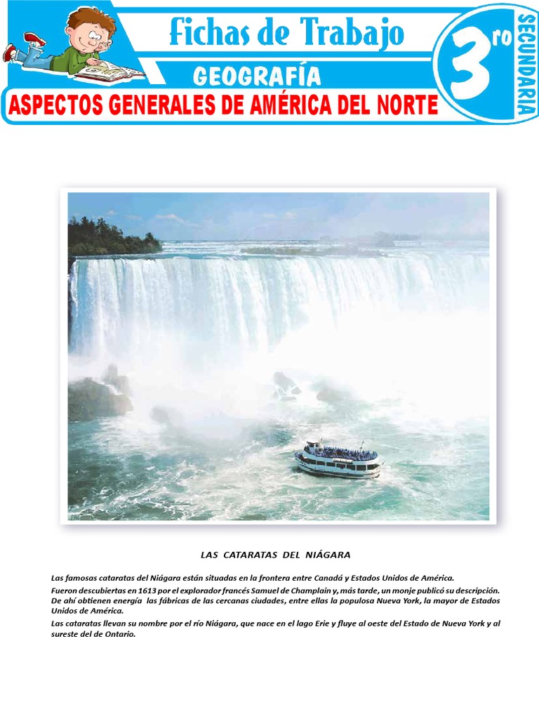 Aspectos Generales de America Del Norte para Tercer Grado de Secundaria ...